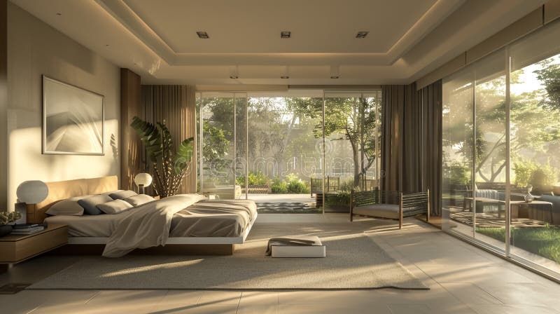 Light and Airy Designs for a Serene Home Stock Illustration ...