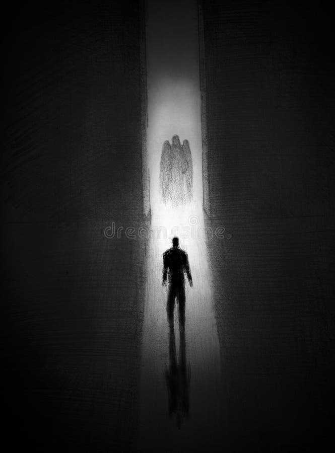 Light angel stock image. Image of fantasy, emerge, leaving - 60301337
