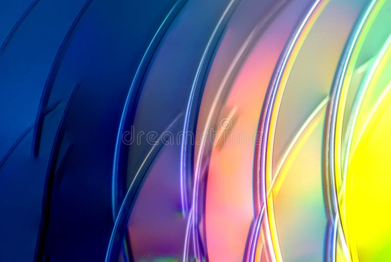 Light Art Cds Rainbow Colors Beauty Stock Photo - Image of rainbow ...