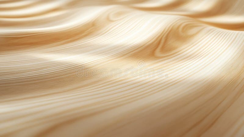 Light Ash Wood with a Clean, Smooth Surface and Subtle, Flowing Grain ...