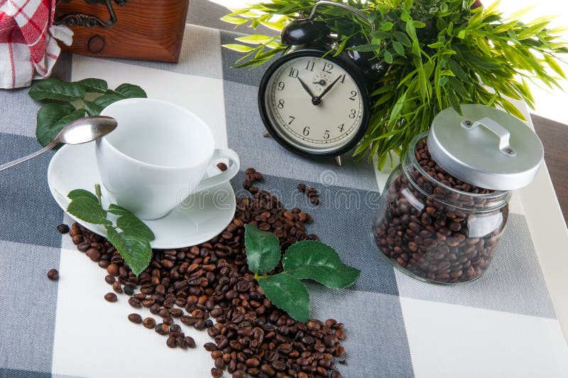 Light Atmospheric Coffee Break Theme Stock Photo - Image of black ...