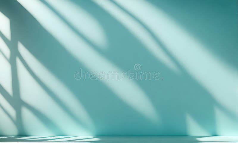 A Light Background with Shadows on the Wall for Product Presentations ...