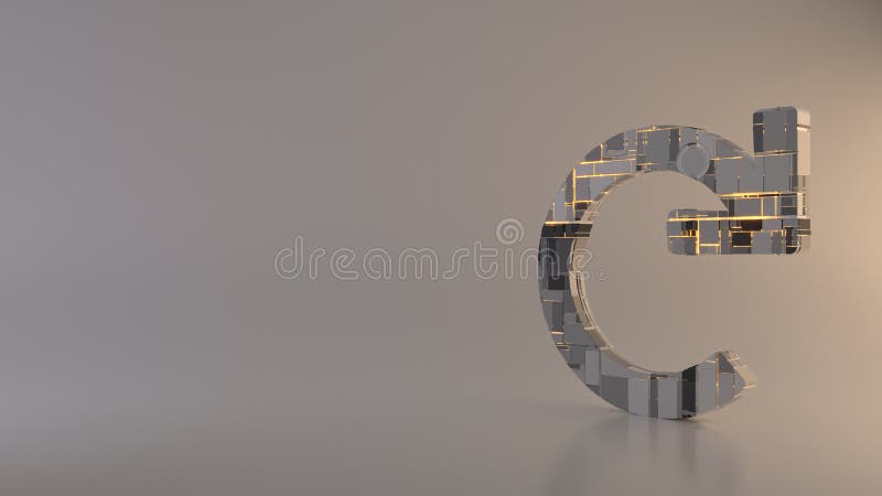 Light Background 3d Rendering Symbol of Redo Icon Stock Illustration ...