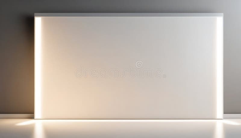 Light Background Mock-up for Presentation Stock Illustration ...