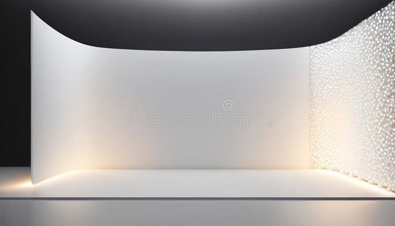 Light Background Mock-up for Presentation Stock Illustration ...