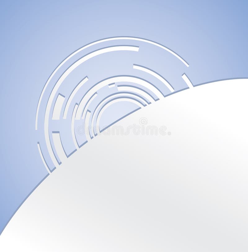 Light Background with Radial Figure - Vector Stock Vector ...