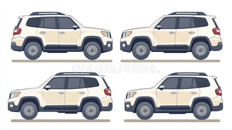 A Light Background Serves As the Setting for Nine Unique Car ...