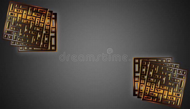 Light Background with Shapes on Both Sides, Backlight, Pattern, Golden ...