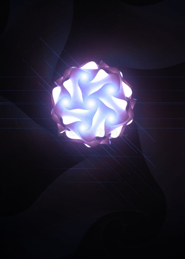 Light ball stock illustration. Illustration of grace, luminaire - 7642114