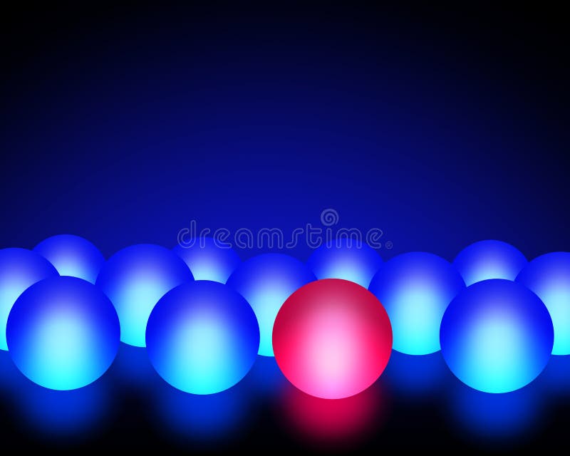 Light Balls stock illustration. Illustration of individuality - 12691070