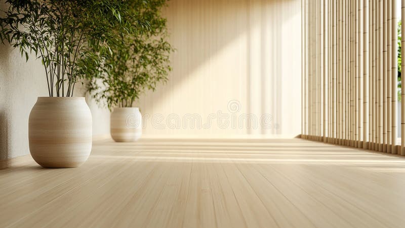 Light Bamboo with a Clean, Smooth Texture and Linear, Natural Grain ...