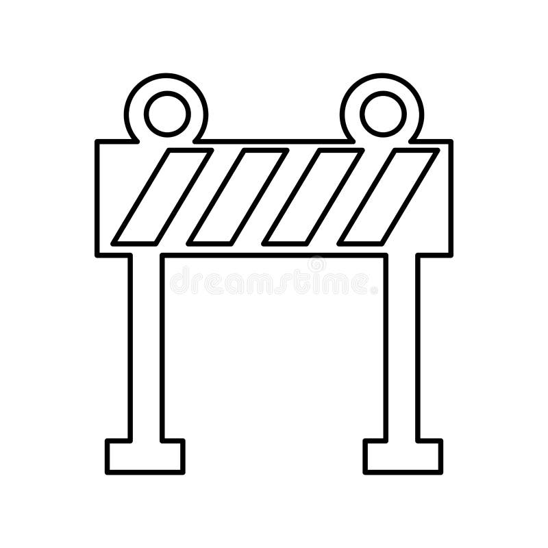 Light Barrier Construction Icon Stock Vector - Illustration of ...