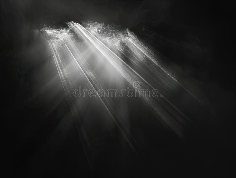 Light beam in the dark stock photo. Image of weather - 316031692