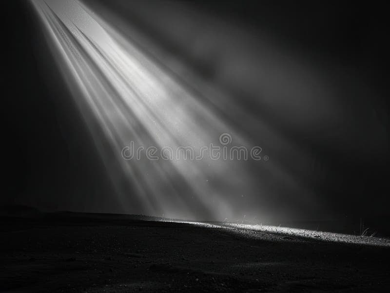Light beam in the dark stock photo. Image of landscape - 316031700