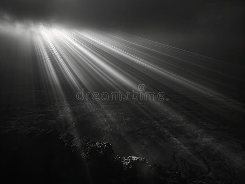 Light beam in the dark stock image. Image of nature - 316032001