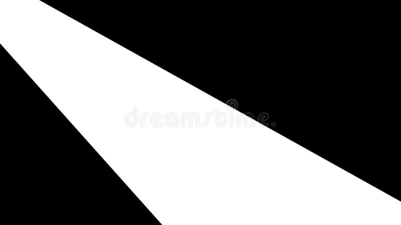 Light Beam Expanding and Contracting, Black and White Animation. Motion ...