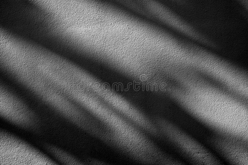 Light Beam and Natural Shadow on Surface of Stucco Wall. Stock Photo ...