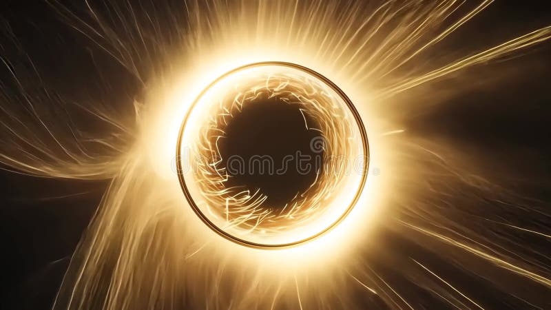 Light Beam Passing through a Round Magnifying Glass Creates Unique ...
