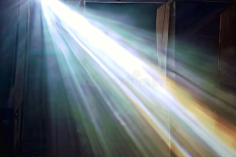 Light Beam a Beam of Light Piercing through the Air Stock Photo - Image ...