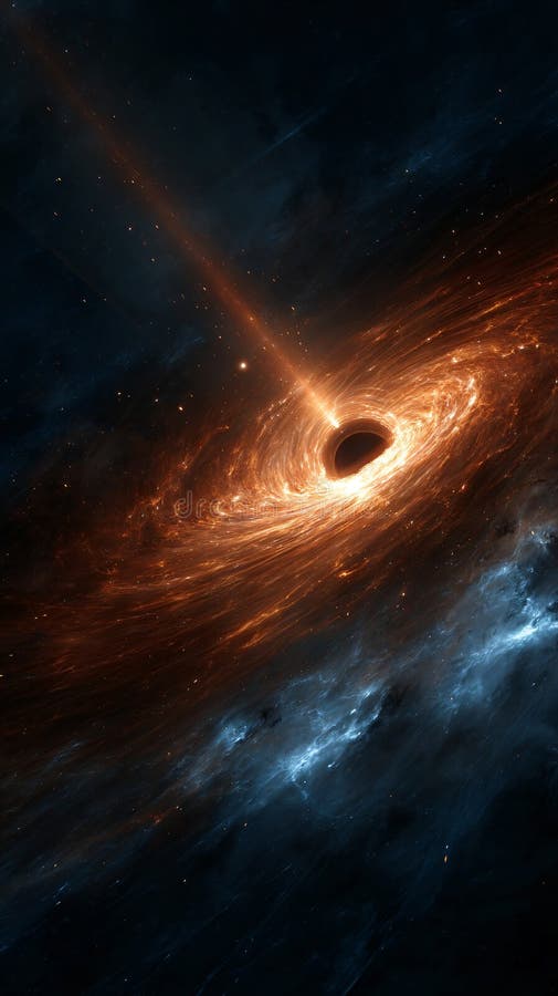 Light Beam Piercing through Darkness. Generated AI Stock Photo - Image ...