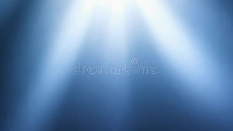 Light Beam Shining through Deep Blue Water Surface Stock Footage ...