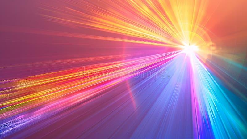 Light Beam Transforms into Ethereal Colors in the Visible Spectrum ...