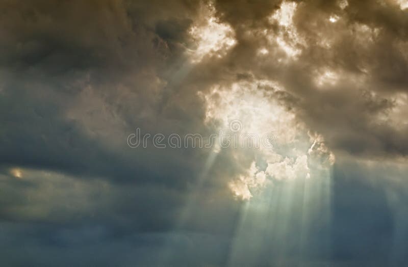 Light beams stock photo. Image of orange, panorama, sunset - 26157284