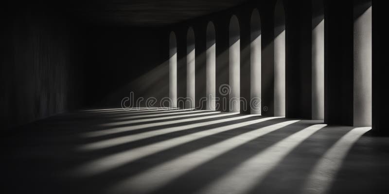 Light Beams Create a Cosmic Atmosphere in an Architectural Space with ...