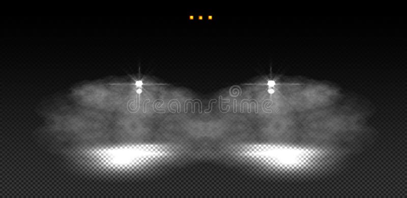 Light Beams Emerge from Fog in a Dark Space during a Performance ...