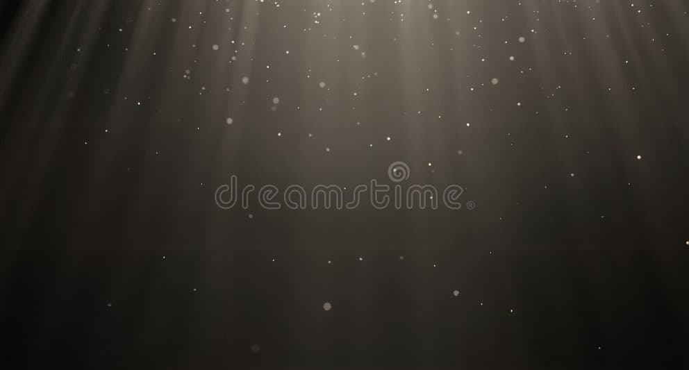 Light Beams with Floating Dust Particles in Dark Background Stock Image ...