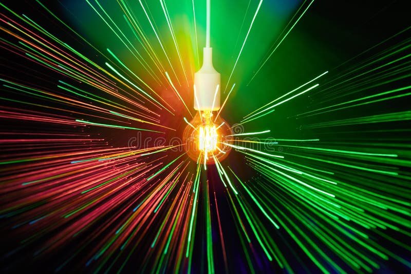 Light beams stock image. Image of energy, glow, effect - 176377083