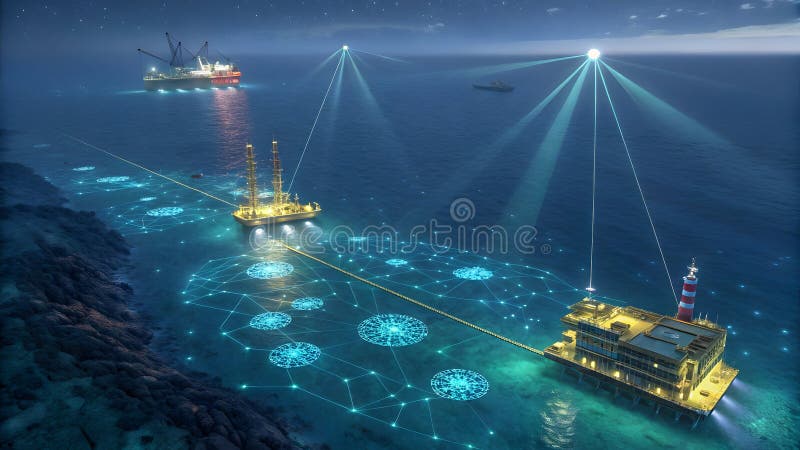 Light Beams Link Subsea Data Stations through Bioluminescent Ocean ...