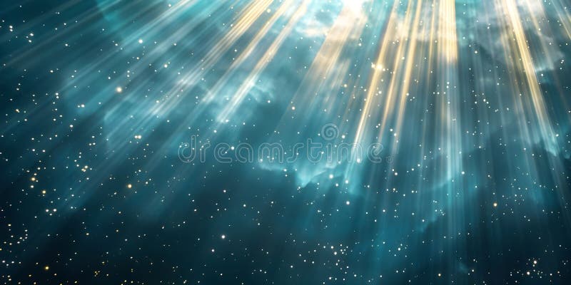Light Beams Natural Background Stock Illustration - Illustration of ...