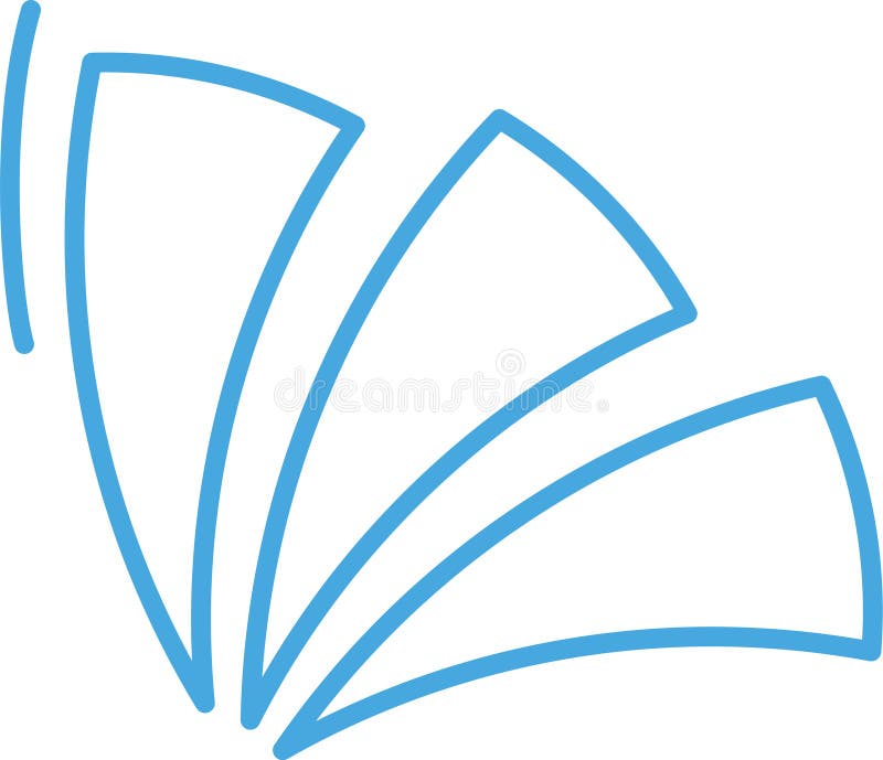 Light Beams Outline Doodle stock vector. Illustration of circle - 354222090