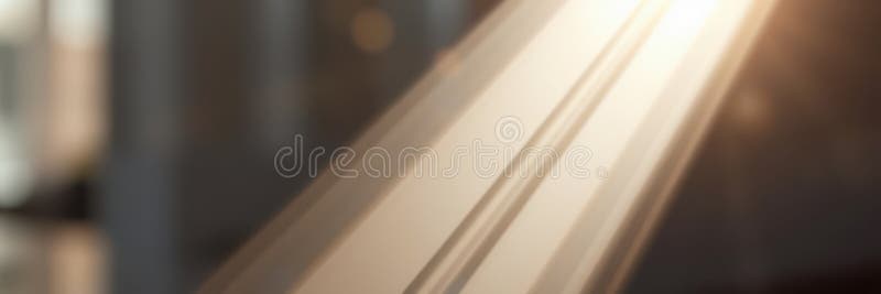 Light Beams Streaming through a Window Creating a Warm Atmosphere in a ...