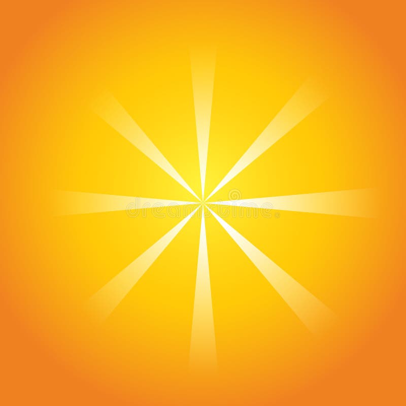 Light Beem Transparency on Orange Background, Sun Shine, Sunlight ...