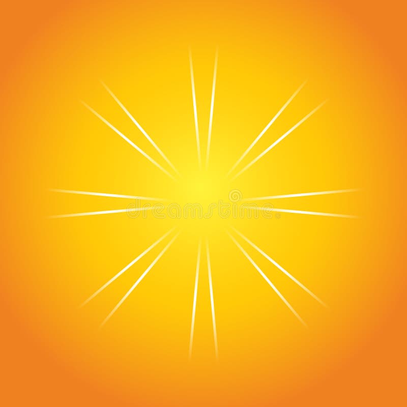 Light Beem Transparency on Orange Background, Sun Shine, Sunlight ...