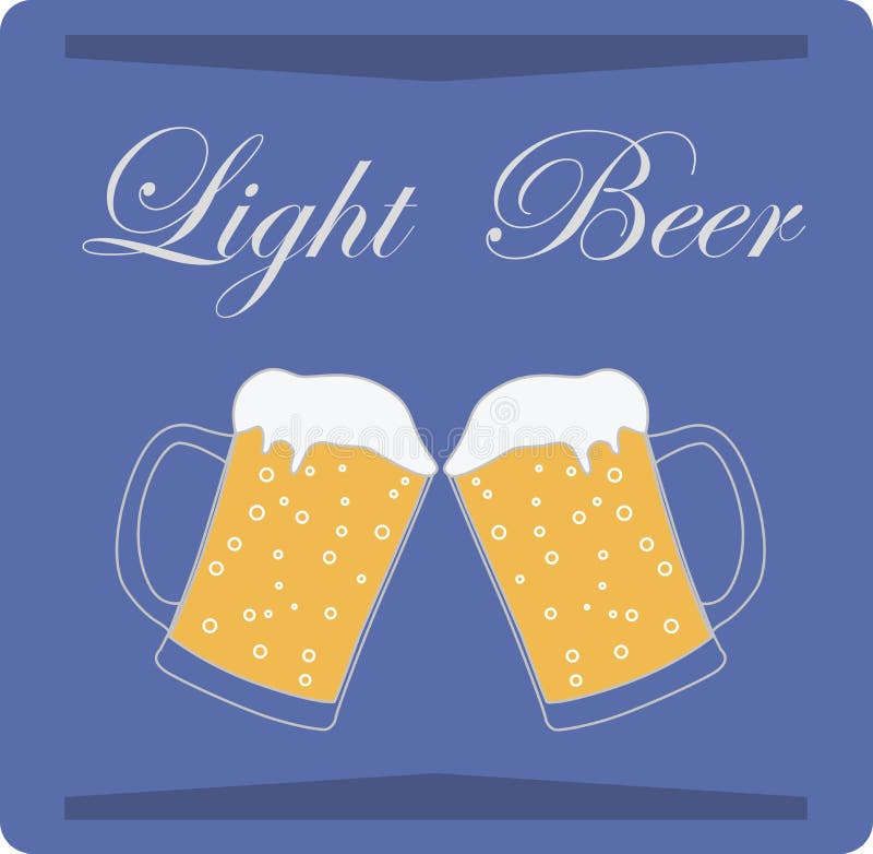 Beer Glass and Barrel, Craft Brewed, Vector, Illustration. Stock Vector ...