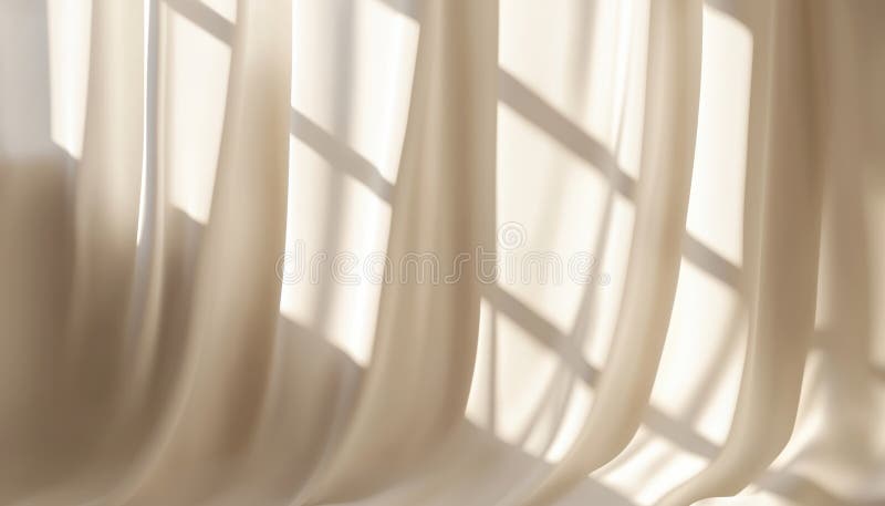 Light Beige Abstract Aesthetic for Showcasing Products with Play of Light and Shadow from Window ...