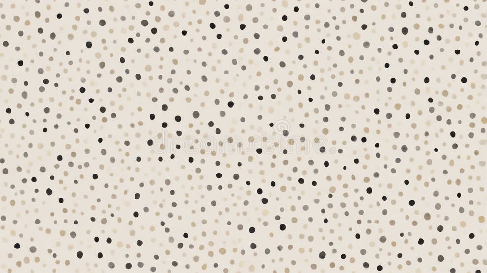 A Light Beige Background with a Random Pattern of Small Dark Gray and ...