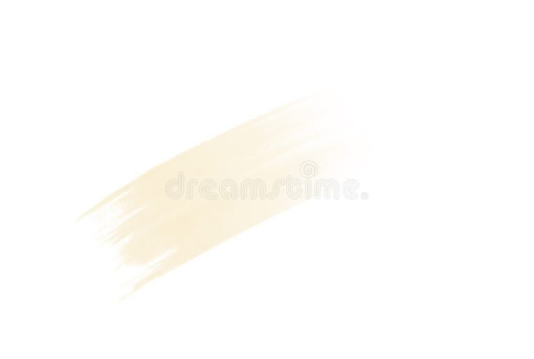 Light Beige Brushstroke on White Background Stock Illustration ...