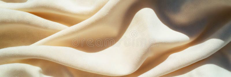 Light Beige Cotton Fabric Featuring a Calico Weave with a Simple ...