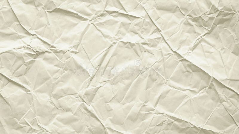 Light Beige Crumpled Paper Background - Recycled Texture from Packaging ...