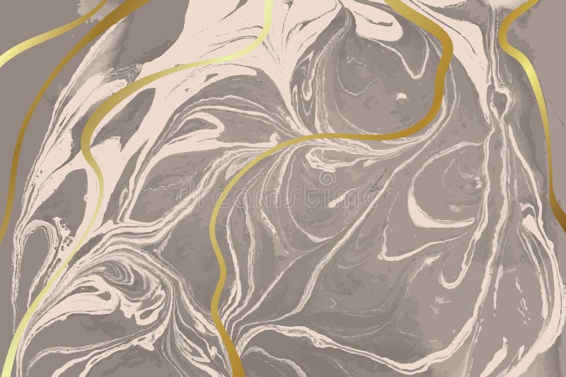 Light Beige and Gold Marble Vector Background Stock Vector ...