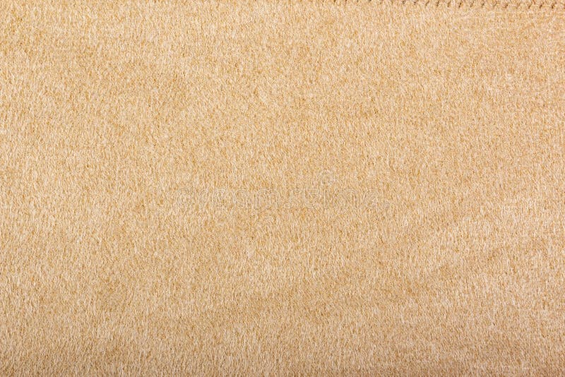 Light Beige Matte Background of Suede Fabric, Closeup. Beige Suede Soft ...