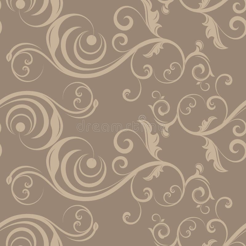 Light Beige Seamless Pattern. Stock Vector - Illustration of fabric ...