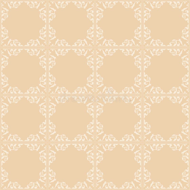 Light Beige Vector Seamless Pattern with Squares - Background Stock ...