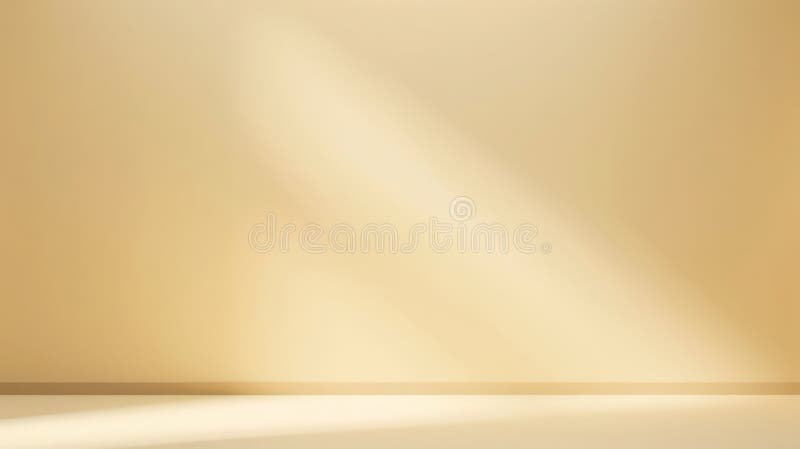 Light Beige Studio Wall Background for Product Presentation. Empty Room ...