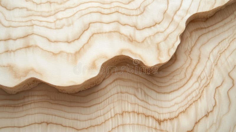 Light Beige Wood Texture with Wave Pattern Stock Illustration ...