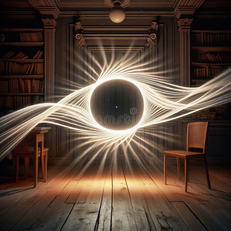 Light Bending Blot Bend Light Around an Object Invisibility or Stock ...